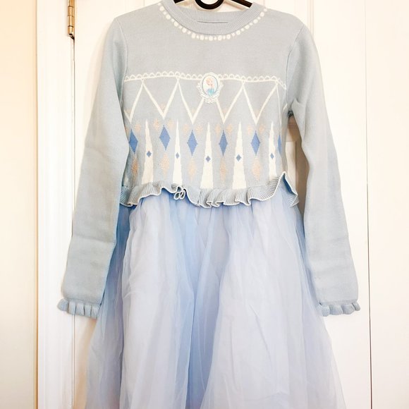 Disney | Dresses | Frozen Elsa Sweater Dress | Poshmark
